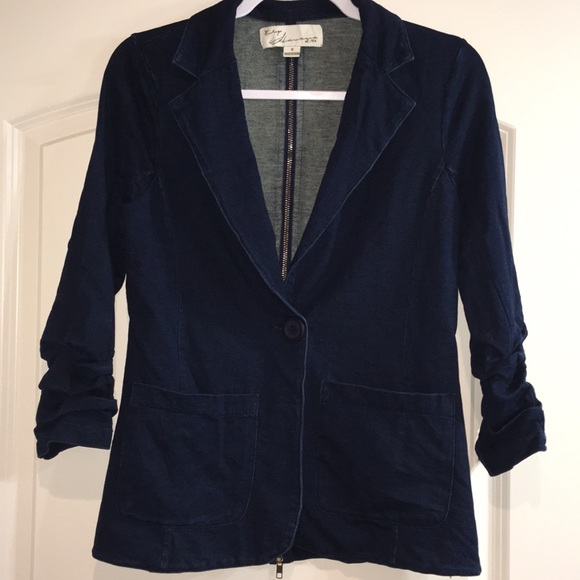 Vintage Havana | Jackets & Coats | Vintage Havana Zipper Back Blazer ...